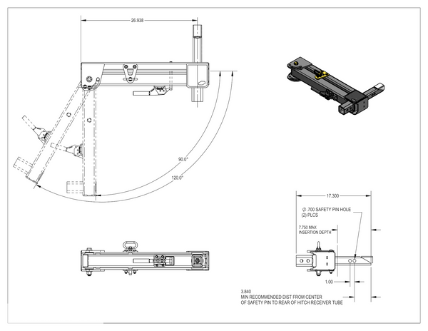 RambleSwing™ from RiG'd Supply | The Swing Out Bicycle Rack Hitch ...