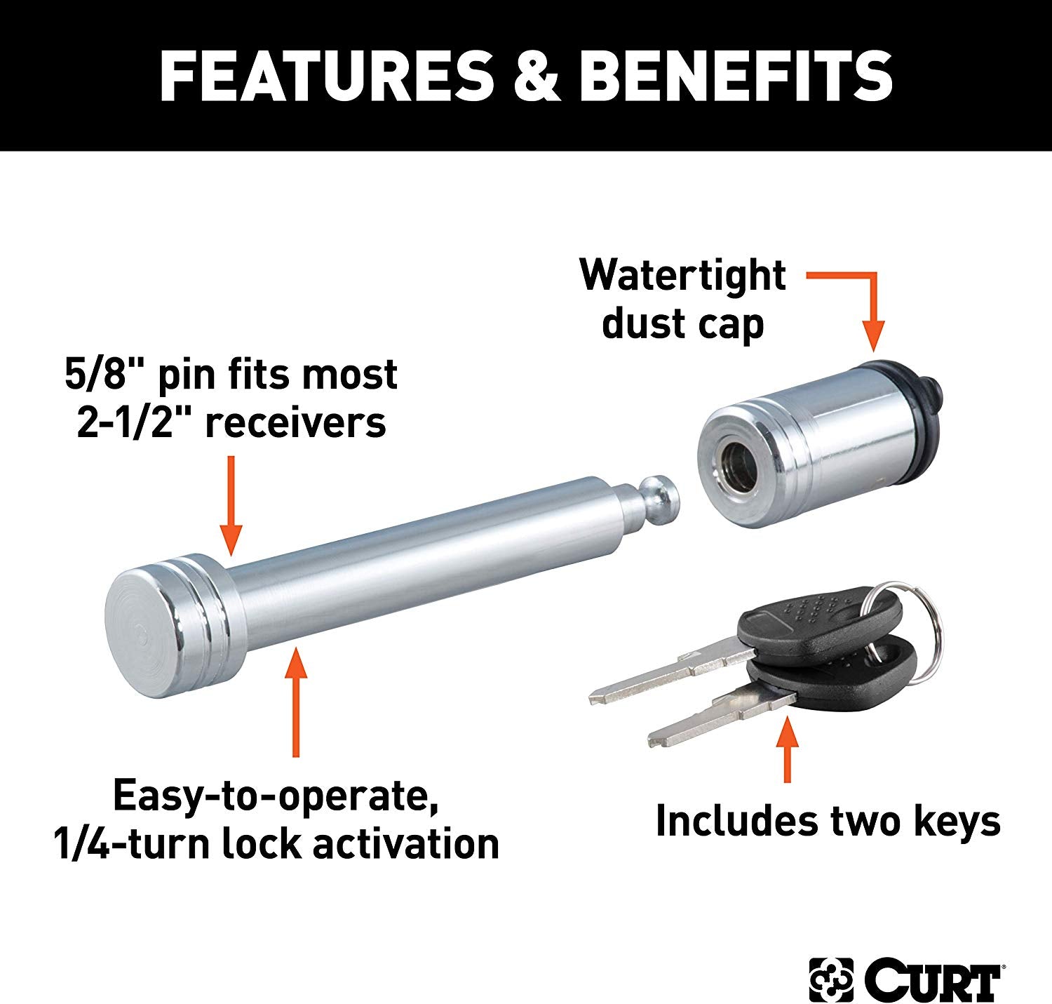 Hitch Pin for UltraSwing and RambleSwing - RIGd Supply